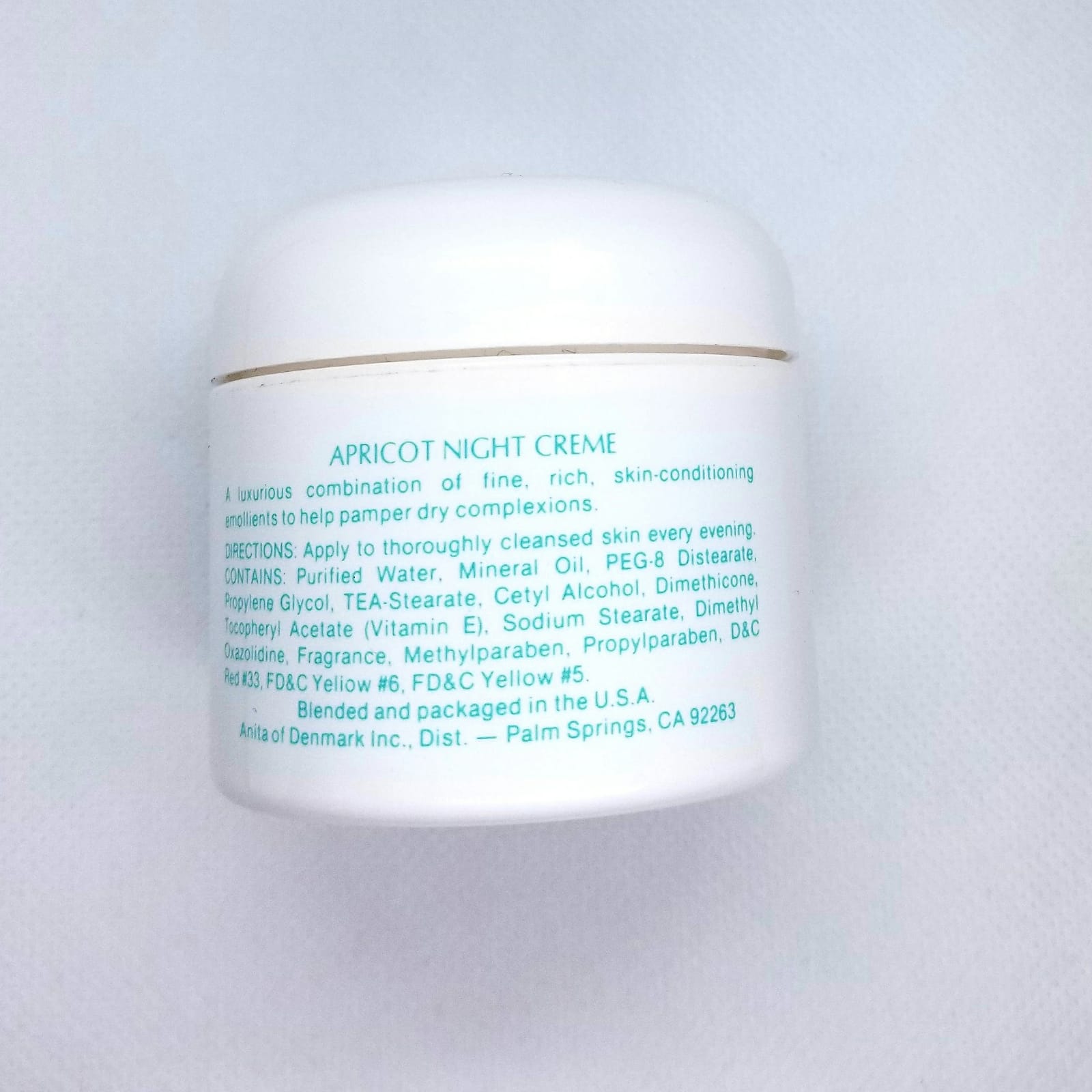 Anita Of Denmark Apricot Night Cream 2.1oz - Anita of Denmark & Daydew ...